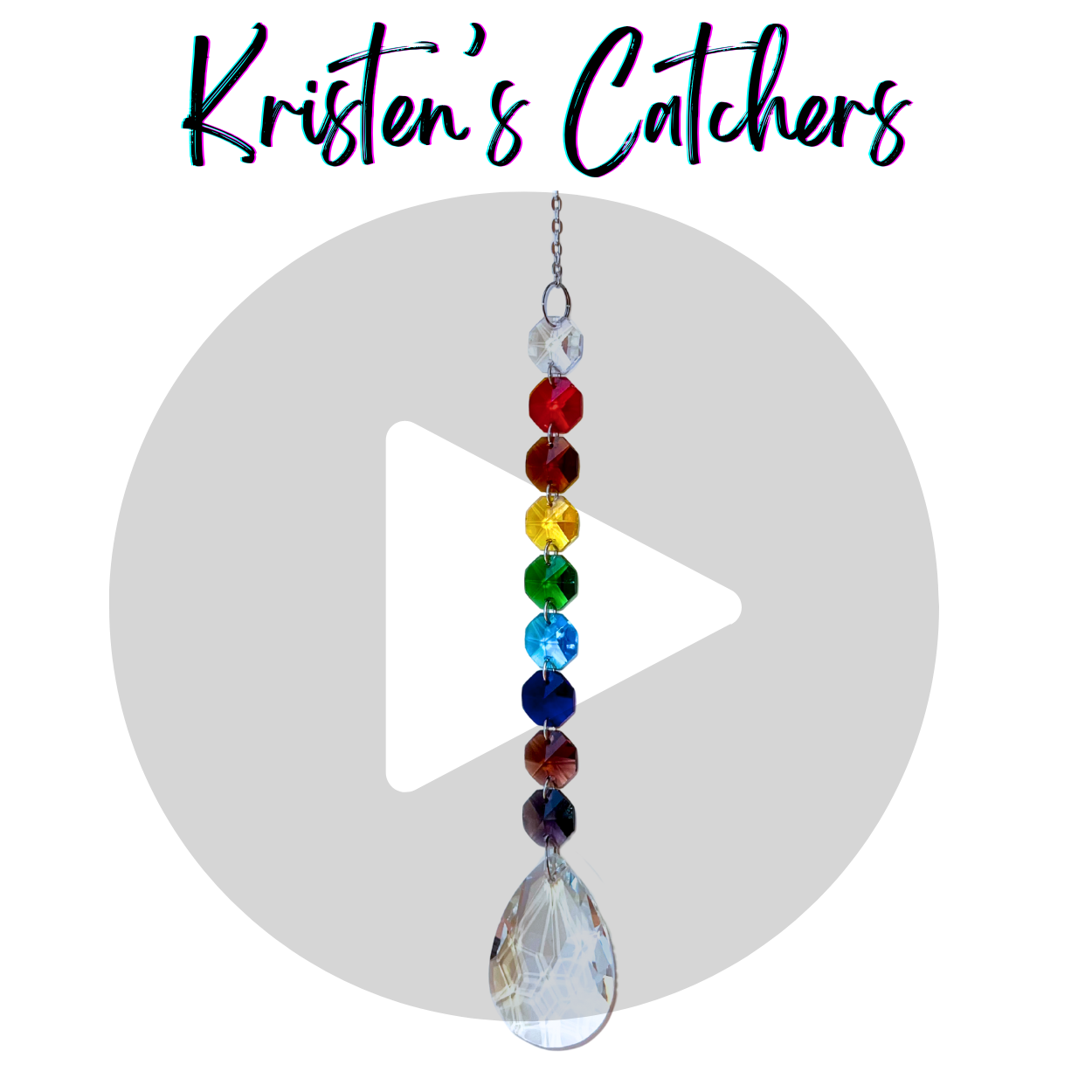 Classic Spectrum Cascade Sun Catcher | Spectrum Art – Kristen’s Catchers